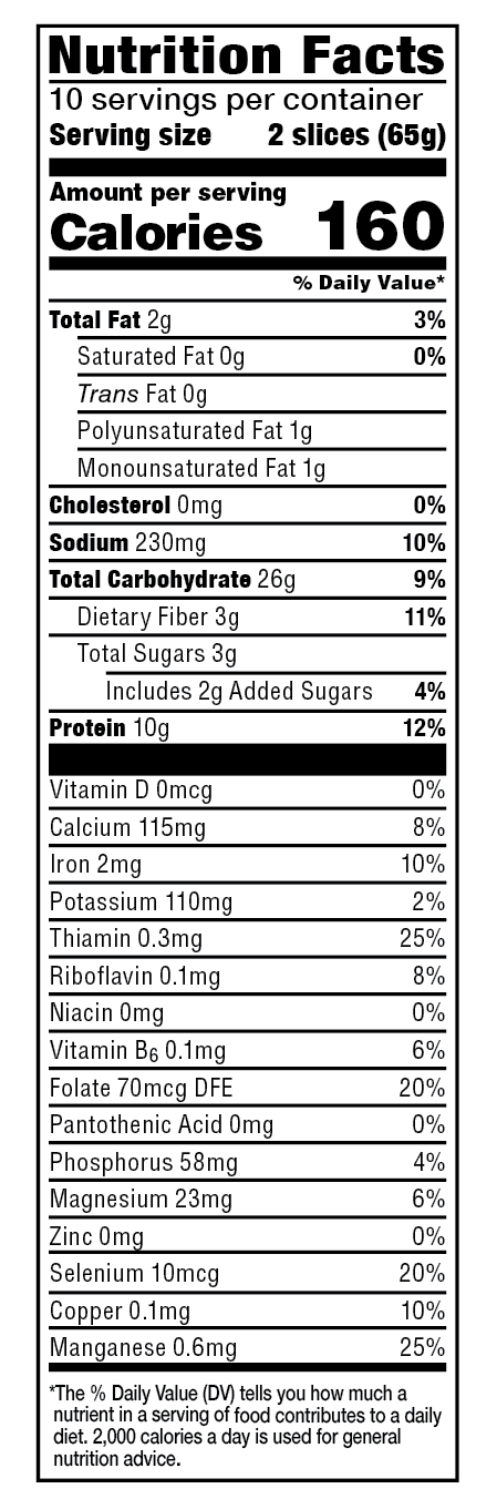 Smooth & Sprouted Protein Bread Bread - Silver Hills Bakery